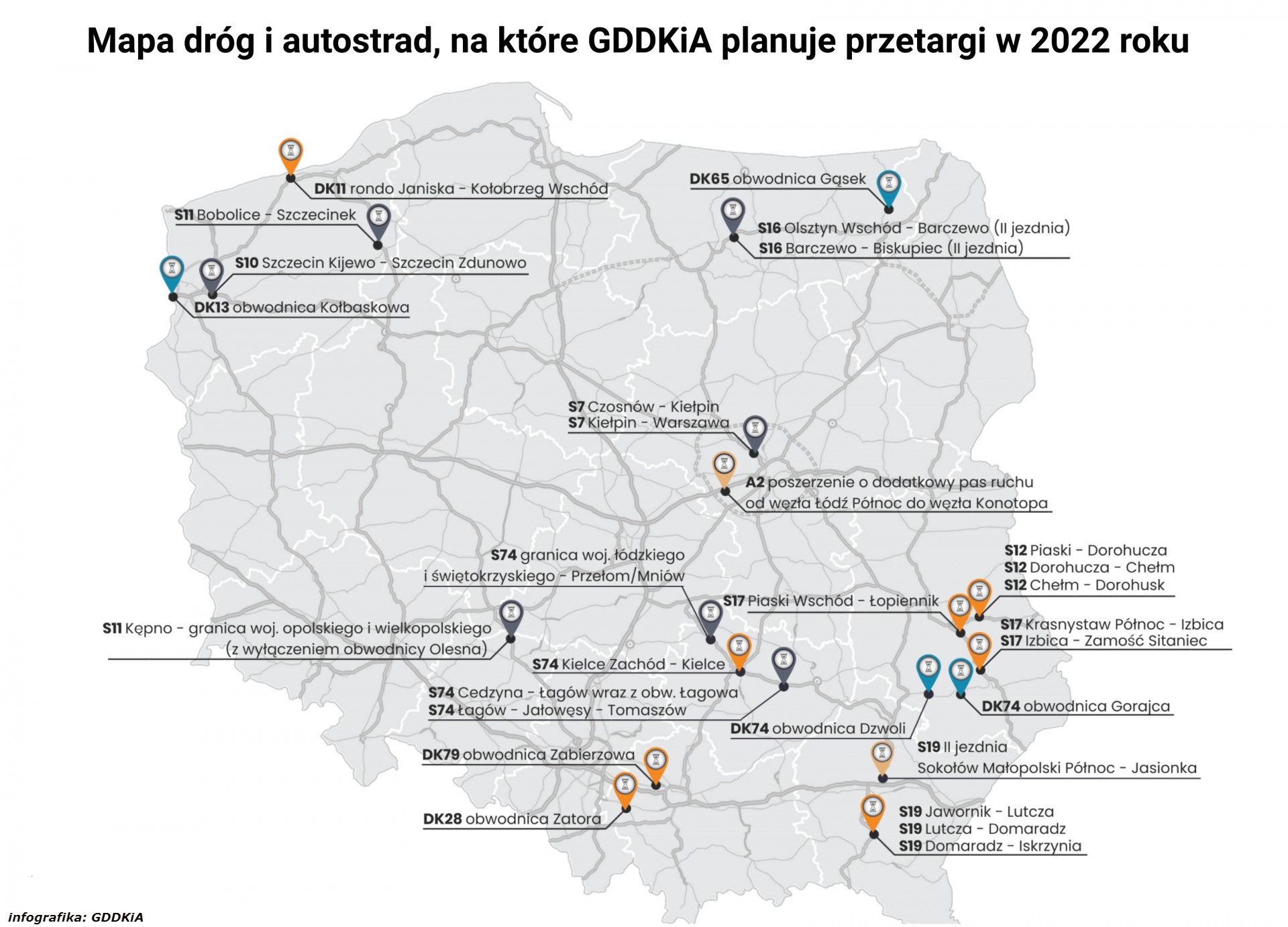 GDDKiA. Ponad 345 km dróg w 2022 roku | Bellator GDDKiA. Ponad 345 km dróg w 2022 roku | Bellator